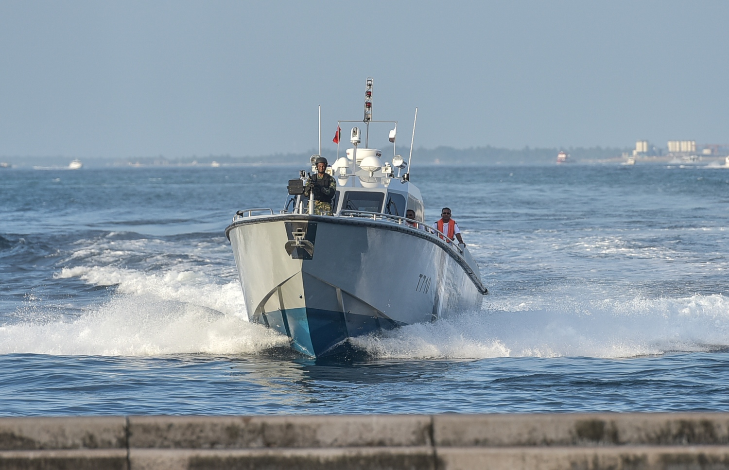Photo Gallery: Commissioning of fast interceptor crafts of MNDF | Mihaaru