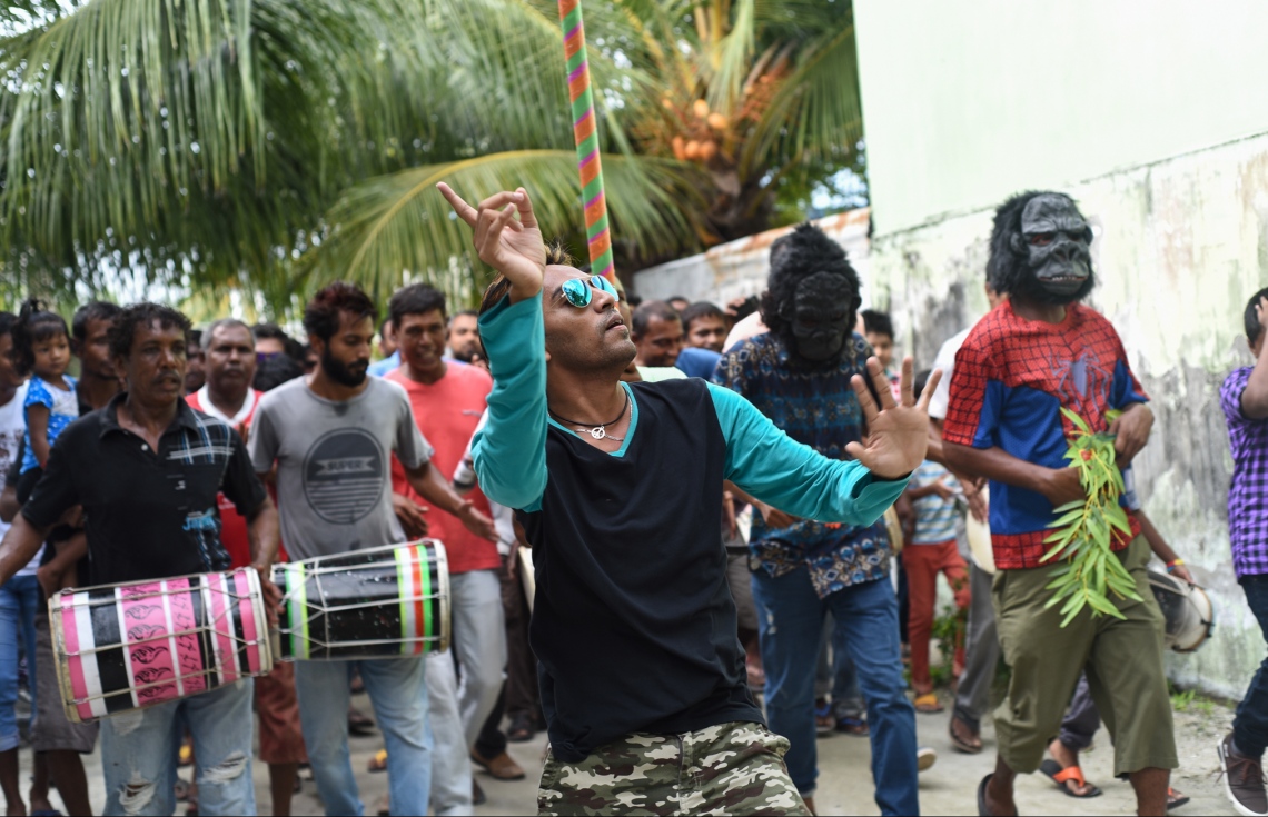 Sh. Funadhoo in Eid Koadi negun | Mihaaru
