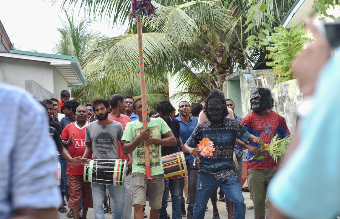 Sh. Funadhoo in Eid Koadi negun | Mihaaru
