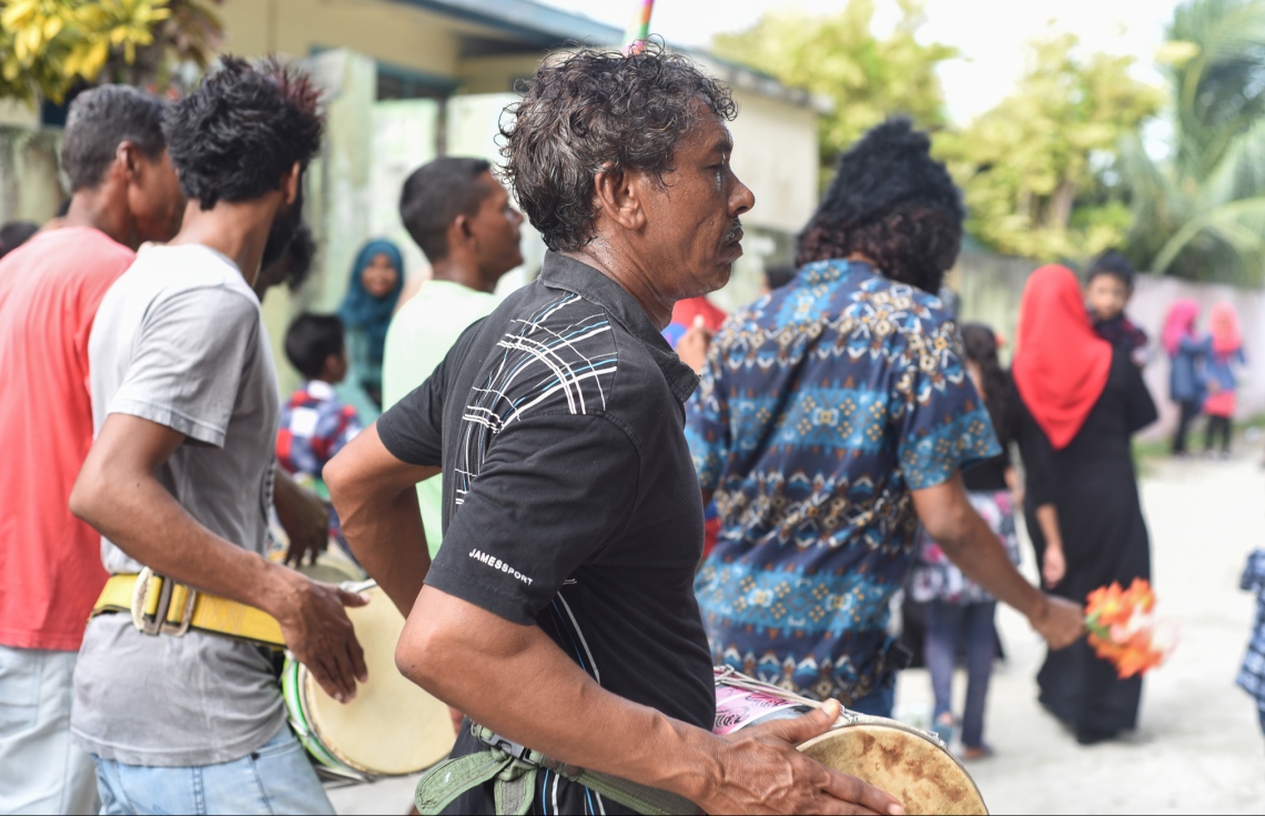 Sh. Funadhoo in Eid Koadi negun | Mihaaru