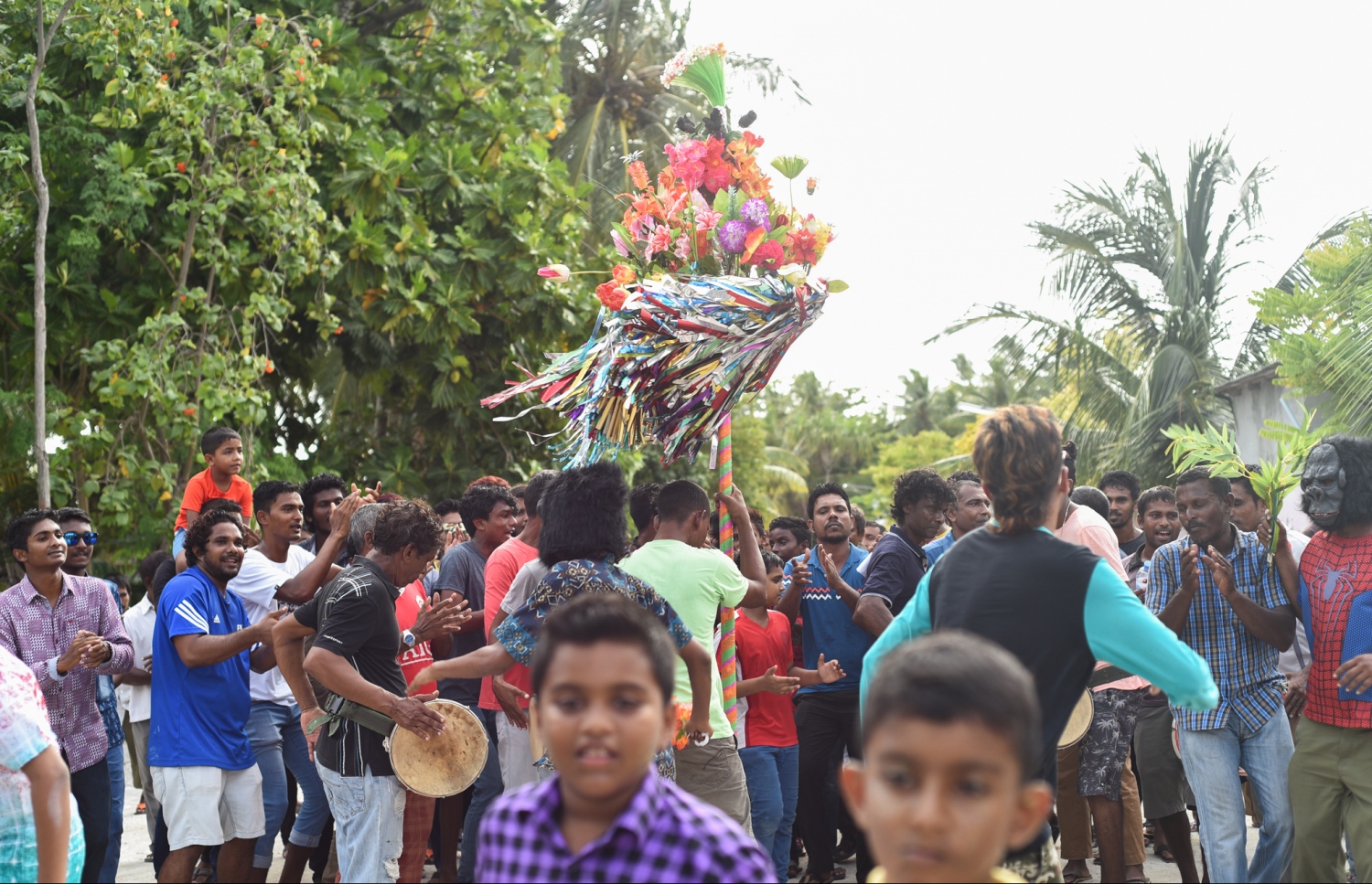 Sh. Funadhoo in Eid Koadi negun | Mihaaru