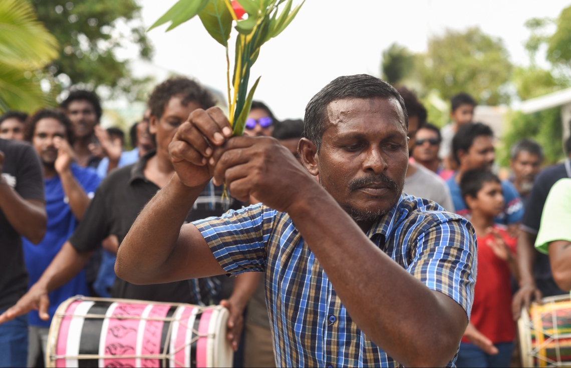 Sh. Funadhoo in Eid Koadi negun | Mihaaru