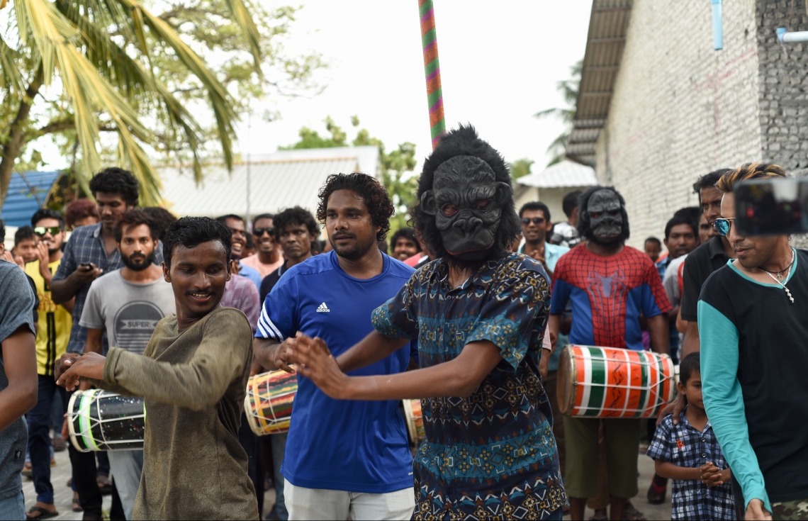 Sh. Funadhoo in Eid Koadi negun | Mihaaru