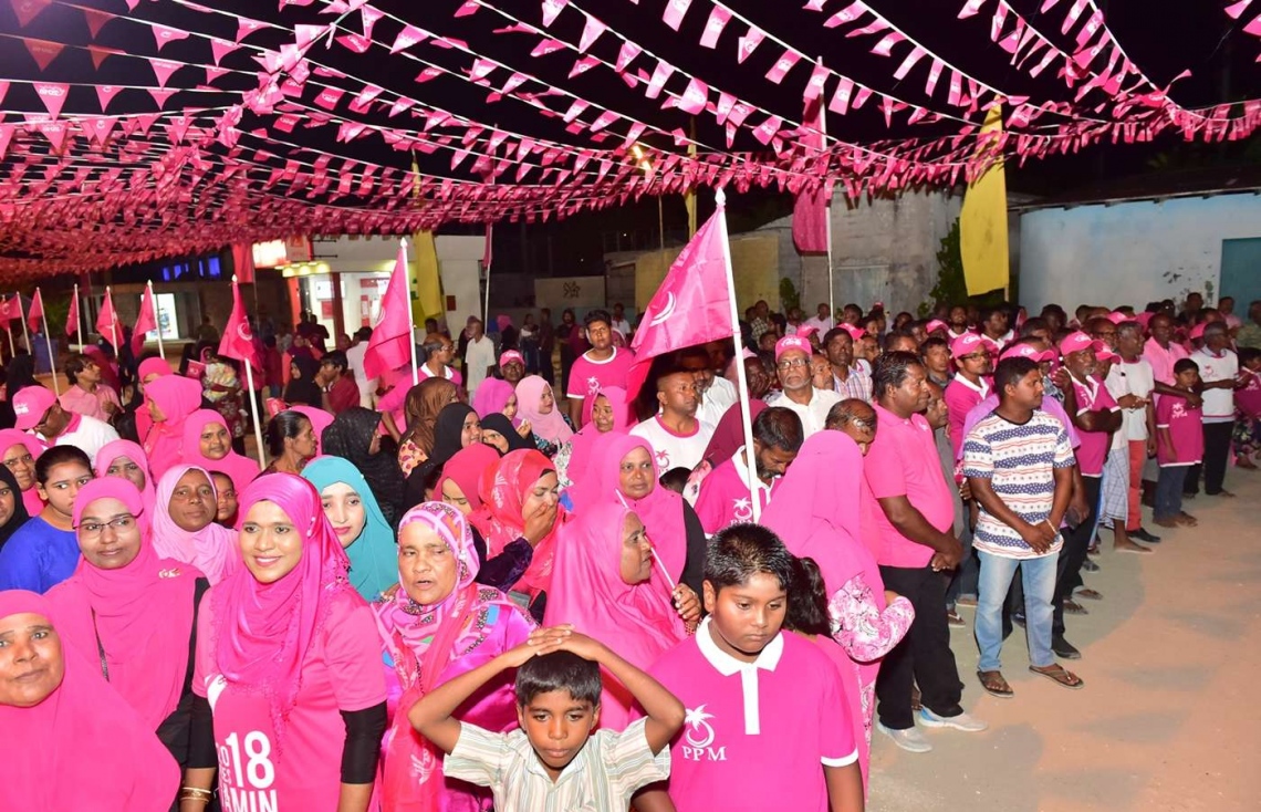 PHOTO GALLERY: Ibu ge rashun Raees Yameen ah hoonu maruhabaa eh | Mihaaru
