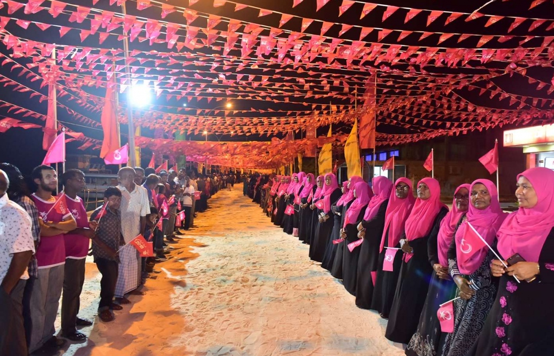 PHOTO GALLERY: Ibu ge rashun Raees Yameen ah hoonu maruhabaa eh | Mihaaru