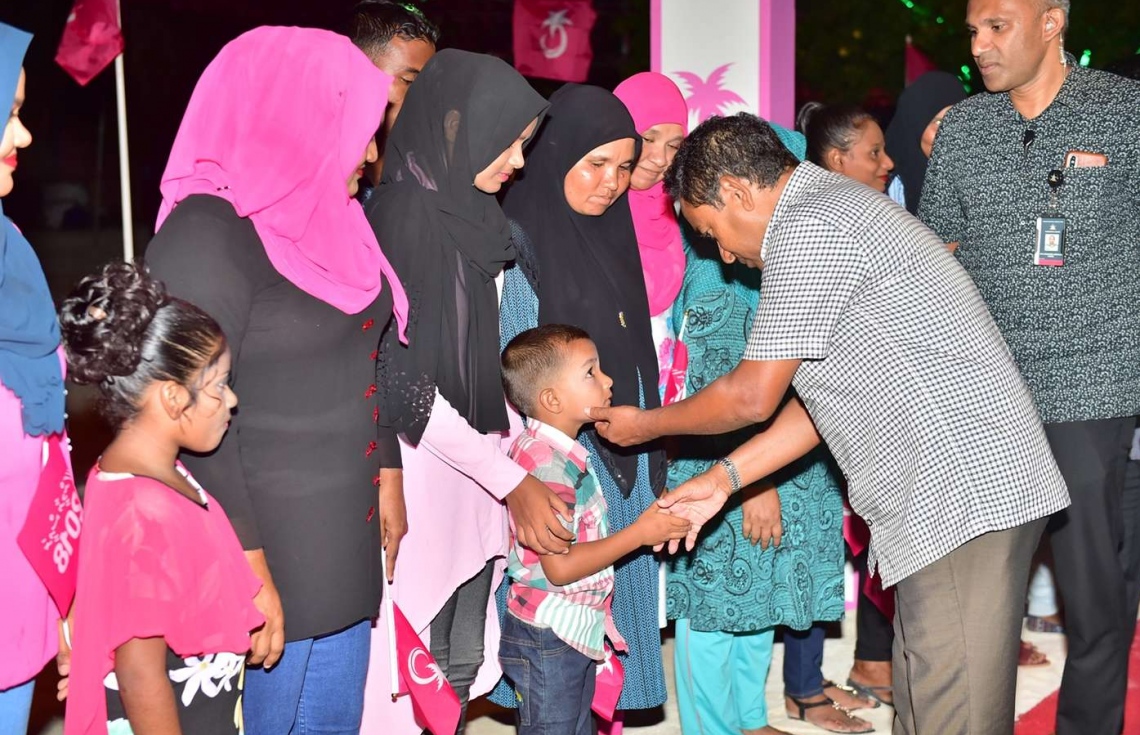 PHOTO GALLERY: Ibu ge rashun Raees Yameen ah hoonu maruhabaa eh | Mihaaru