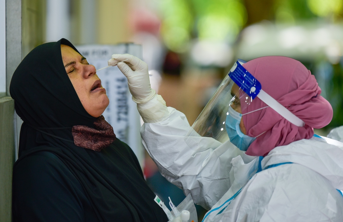 PHOTO GALLERY: Medhu kendumakah fahu Male gai Covid random sample nagan ...