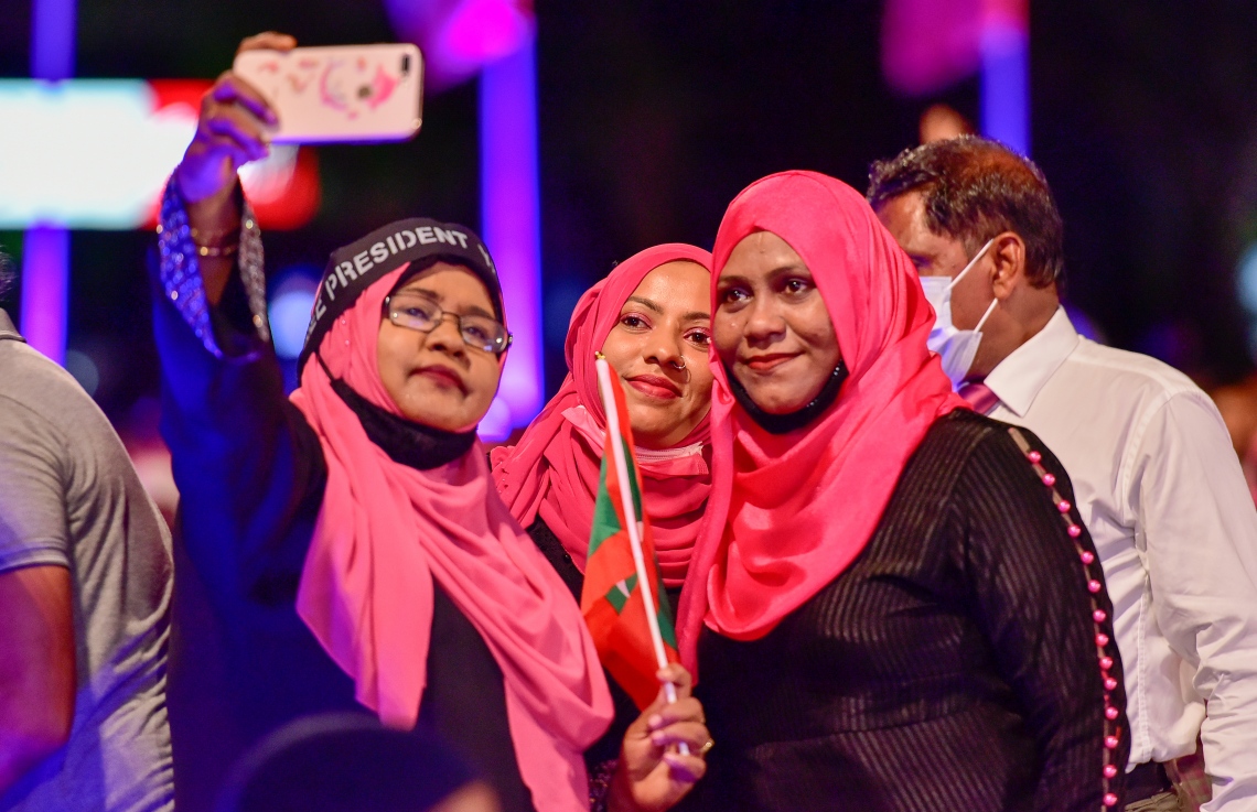 PHOTO GALLERY: PPM/PNC Coalition ge "Addana" jalsa | Mihaaru