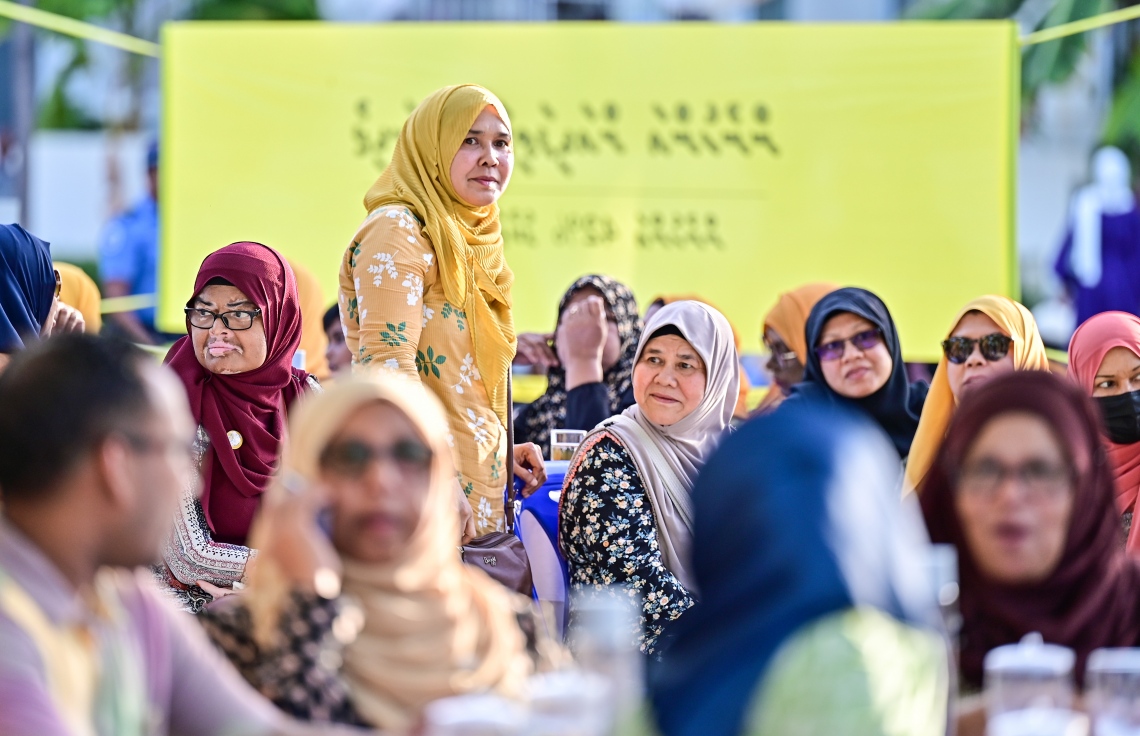 PHOTO GALLERY: "Ufaaveri anhenun" Raees aaeku beyvvi sai | Mihaaru