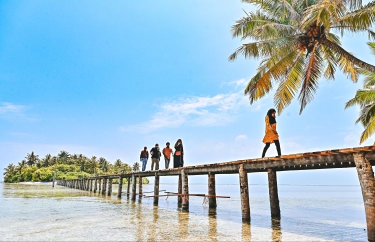 Tourism aspirations revitalized with coconut timber bridge connecting ...