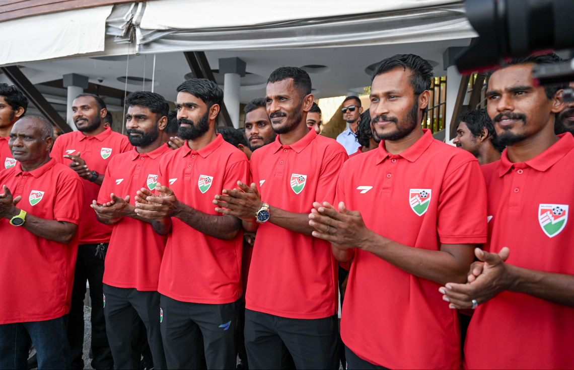 PHOTO GALLERY: Raees gaumee football team aa eku | Mihaaru