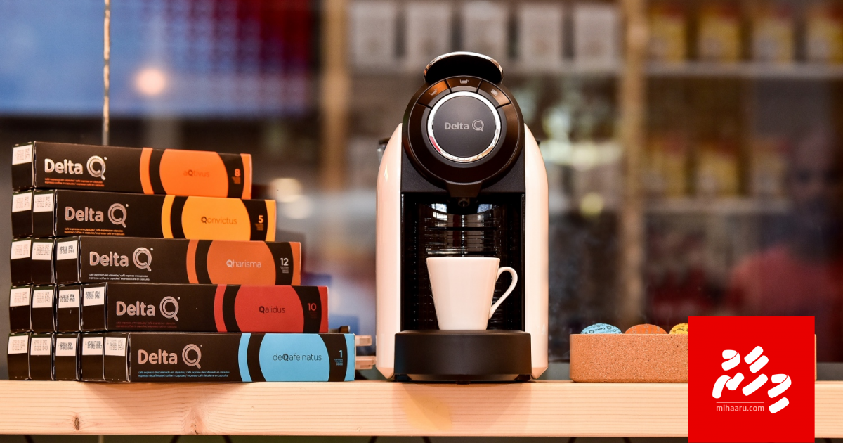 Euro aa dhimaakoh Exceed in Delta coffee machine agu heyo koffi | Mihaaru