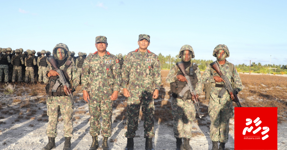 MNDF ge Marine Corps ge thamreenugai furathama faharah anhen sifain ...