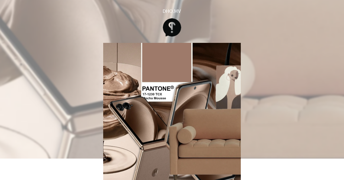 Dho?! Pantone: 2025 ge Kulayaky Mocha Mousse